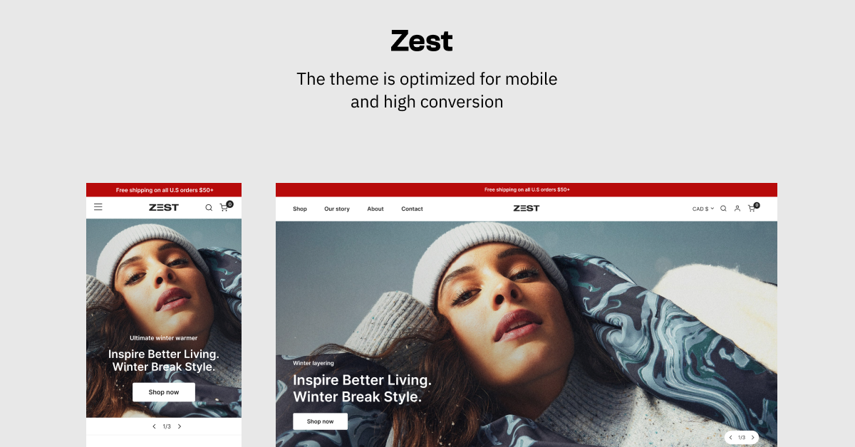 Zest - A flexible and modern design to win conversion Shopify theme – Zest Fleek Store
